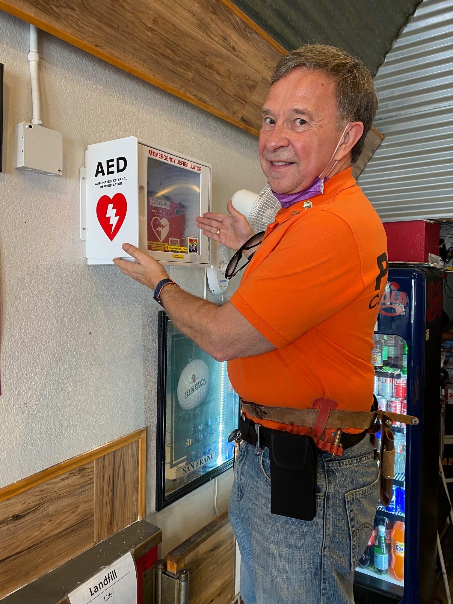 CCOP Provides Two Public AED’s For The Castro – Castro Community on Patrol