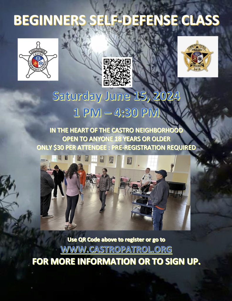 Castro Community on Patrol – Safety is a Community Effort